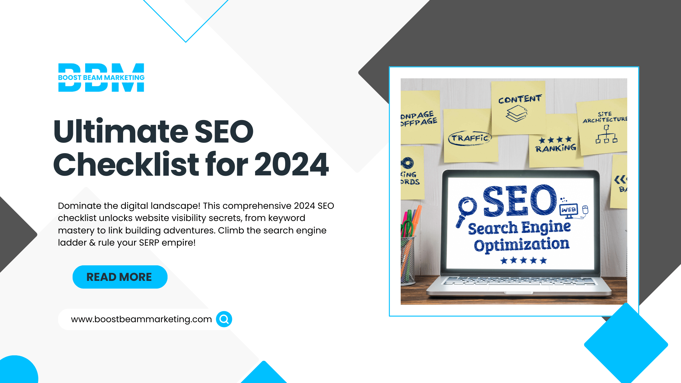 Boost Beam Marketing - 2024's Ultimate SEO Checklist for Website Visibility Boost Beam Marketing - 2024's Ultimate SEO Checklist for Website Visibility